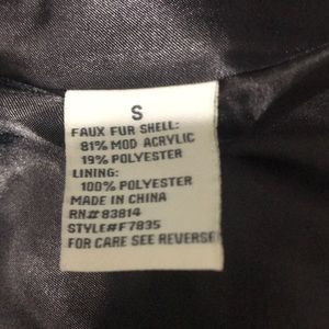 Fuda | Jackets & Coats | Fuda Faux Fur Rabbit Coat | Poshmark